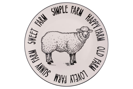 FARM DINNER PLATE SHEEP - 5923358 – Shop Villa d' Este Home Tivoli